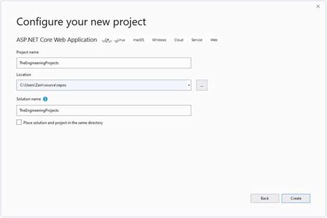 Create First Web Application In ASP NET Core The Engineering Projects