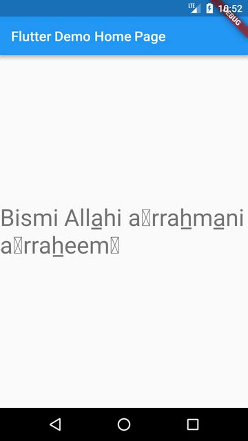 Some Unicode Characters Are Not Supported By The Text Widget · Issue 16925 · Flutterflutter