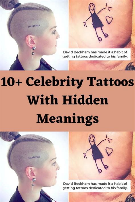 10 Celebrity Tattoos With Hidden Meanings Artofit