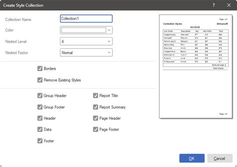 Report Internals Appearance Styles Report Control Style