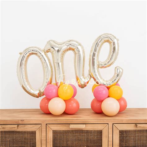 First Birthday One Balloon Marquee Fig Balloon Co