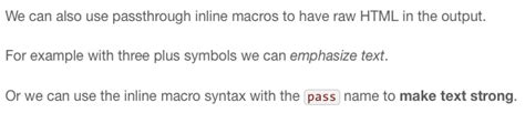 awesome asciidoctor include raw html messages from mrhaki