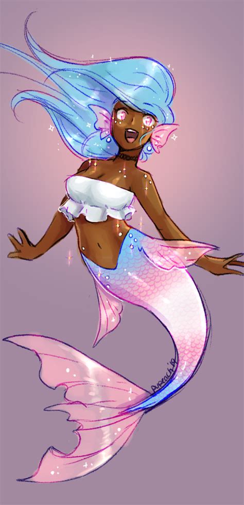 Trans Mermaid By Crowsite On Deviantart