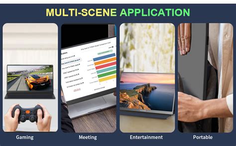 IProda Portable Monitor For Laptop Screen Extender Monitor Inch P FHD Travel Laptop