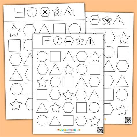 Printable Shapes Follow The Pattern Pre Writing Worksheets Pdf