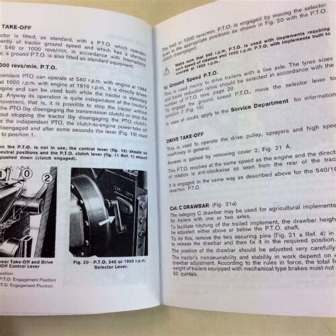 Massey Ferguson 154 174 184 194 Tractors Operators Owners Manual