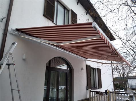 Маркиза на террасу частного дома