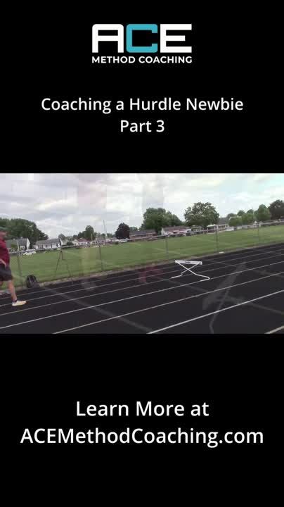 Ace Method Coaching On Linkedin Coaching A Beginner Hurdler Pt3