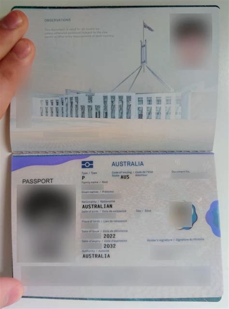 Pages Of The New And Beautiful Australian R Series Passport R