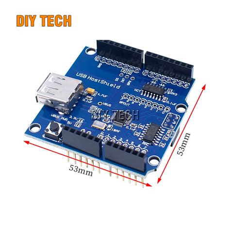 USB Host Shield cho Arduino UNO MEGA ADK Tương thích với Android ADK DIY MAX Shopee