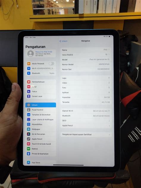 Ipad Air Gen Gb Ibox Wifi Only Chipset M Telepon Seluler Tablet Tablet Di Carousell