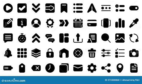 Basic User Interface Essential Set Solid Icon Set User Interface