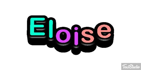 Eloise Name Animated  Logo Designs