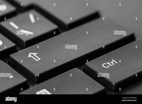Keyboard Closeup Shift And Ctrl Keys Technology Background Stock
