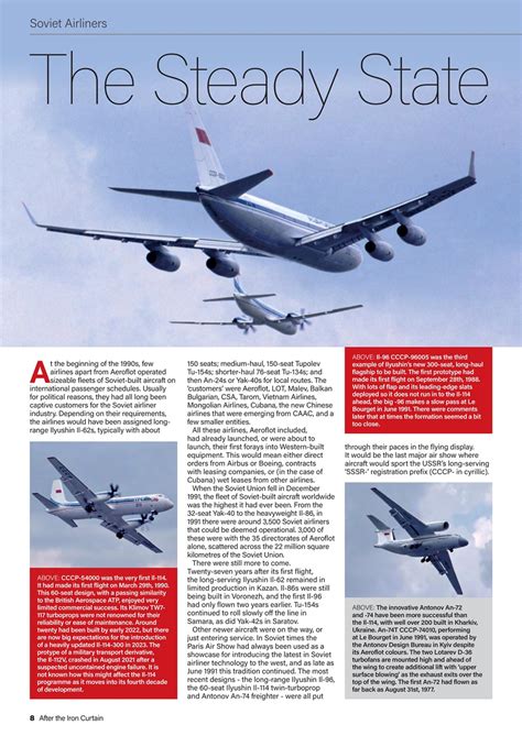 Aeroplane Magazine - Soviet Airliners Special Issue