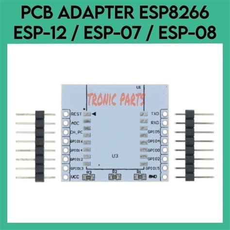 jual esp8266 adapter plate pcb wifi module iot esp 07 esp 12 esp 08 esp