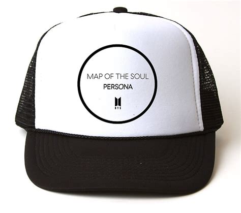 Кепка-тракер BTS Bangtan Boys - Map of the Soul: Persona (чёрная с ...
