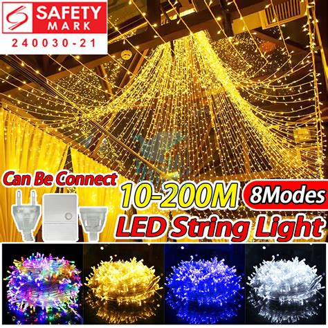 Lampu Raya 10m Fairy Hari Raya Lights 100 Led String Lights For Festive