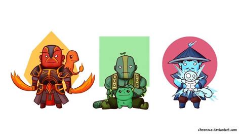 Dota 2 Chibi Ember Earth Storm 6q Wallpaper Hd Chibi Dota 2