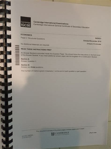 Igcse Economics Paper 2 Question Paper Hobbies And Toys Books