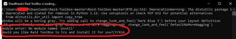psutil error · issue 200 · deadbread76 raid toolbox · github