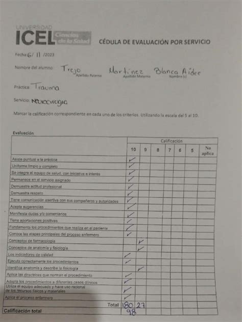 Cedula De Eval Sem 4 Pdf