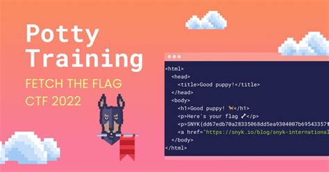 Fetch The Flag CTF Writeup Potty Training Snyk