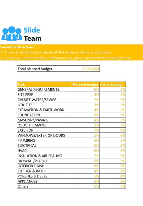 Costing Template Excel Costing Template Excel