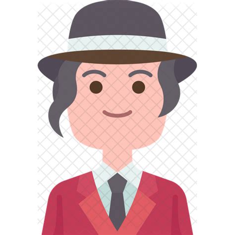 Michael Jackson Icon Download In Flat Style