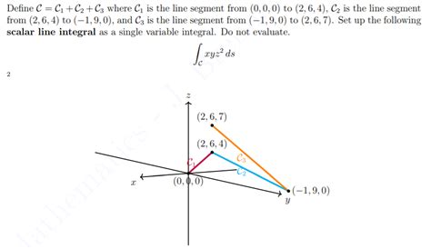 Solved Define C C1 C2 C3 Where C1 Is The Line Segment