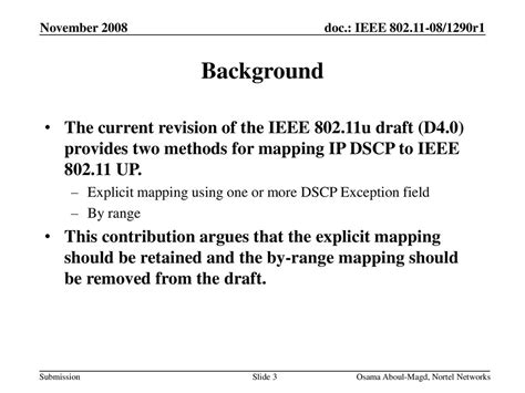Mapping Differentiated Service Classes To User Priorities Ppt Download