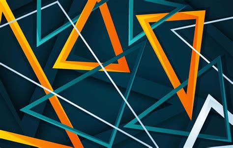 Download Abstract Triangular Geometry Artwork Wallpaper