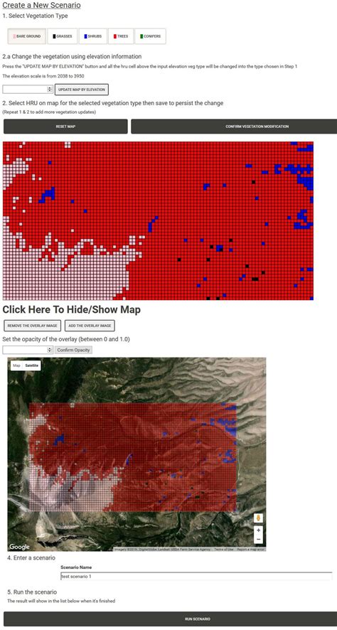 Scenario Creation Interface For Prms Model That Uses Modeling Rest Api Download Scientific