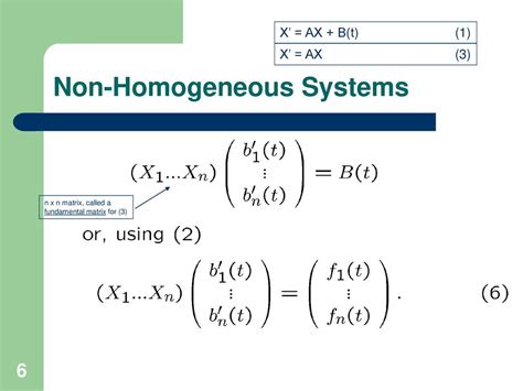Non Homogeneous Systems Ppt Download