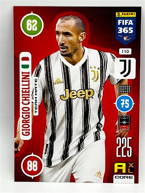 Купить Футбольные карточки FIFA 365 #110 Chiellini 2021: отзывы, фото и ...