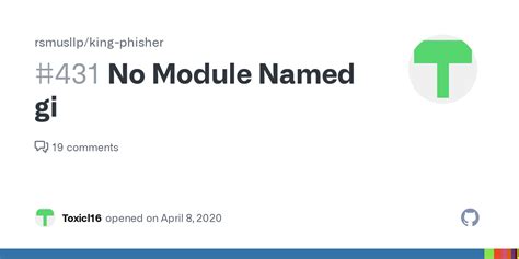 No Module Named Gi · Issue 431 · Rsmusllpking Phisher · Github