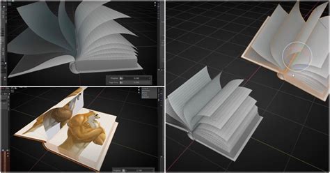 A Realistic Book Rig Made With Blender S Geometry Nodes
