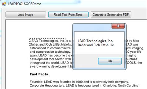 Ocr With Leadtools The Better Choice Codeproject