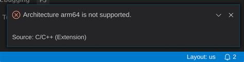 Arm Is Not Supported Issue Microsoft Vscode Cpptools GitHub