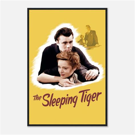The Sleeping Tiger 1954 Movie Poster Print Citiesbox