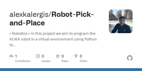 github alexkalergis robot pick and place robotics the objective