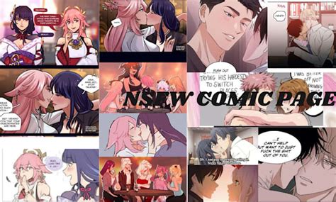Draw Nsfw Anime Manga Comic Art Anime Oc Comic Book Page Anime