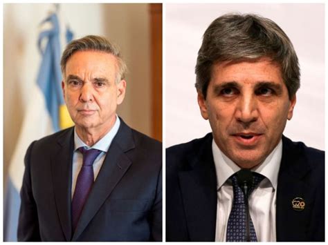 El Fuerte Cruce Entre Luis Caputo Y Miguel Ángel Pichetto Haceinstantes Toda La Información