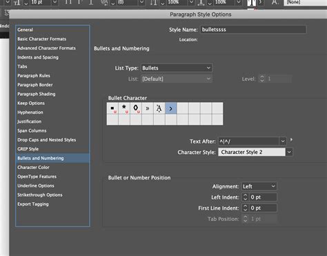 Bullet Formatting Not Tabbing The Rest Of The Paragraphs Rindesign