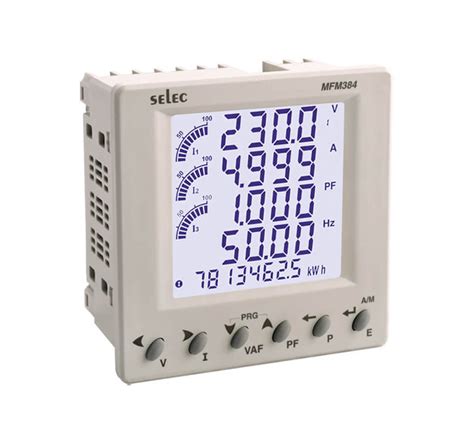 led digital multifunction meter with rs485 communication selec mfm376 c ce intelliware