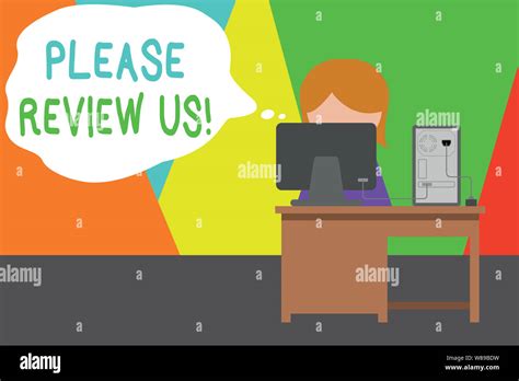 Handwriting Text Writing Please Review Us Conceptual Photo Situation Or System Is Formal