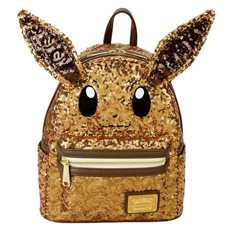 Loungefly Pokémon Pokémon Exclusive Eevee Sequin Cosplay Mini Backpack Geniewishesemporium