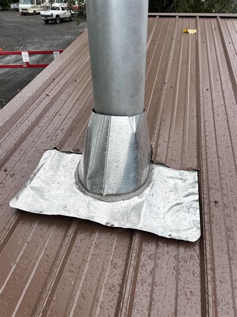 Metal Building Roof Stove Pipe Chimney Pipe Flashingboot For Metal