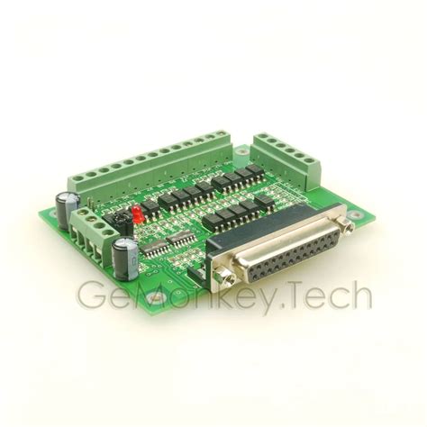 6 axis cnc db25 breakout board mach2 mach3 kcam4 optical coupler