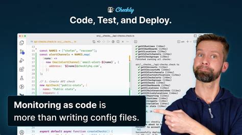 checkly on linkedin monitoring as code — more than config files